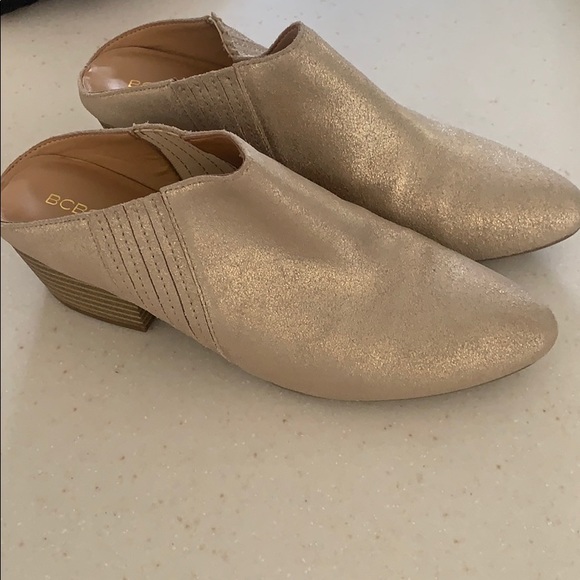 BCBGeneration | Shoes | Bcbgeneration Gold Booties | Poshmark